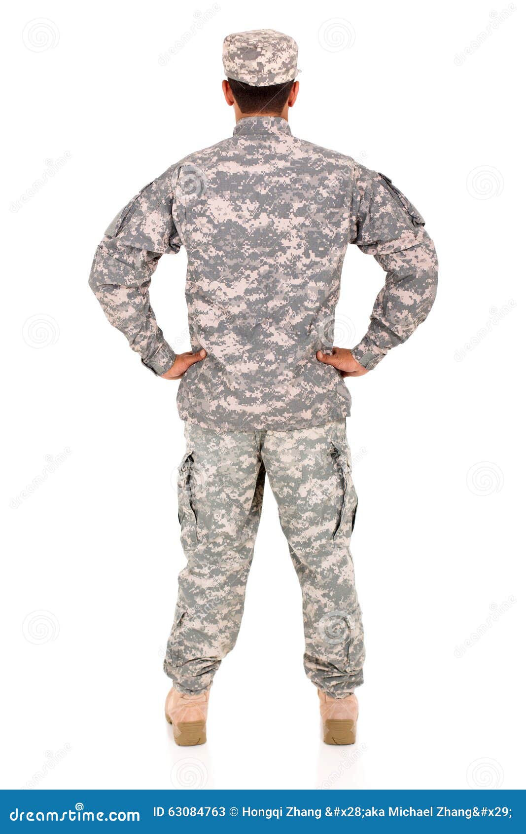 Back view military man stock image. Image of patriot - 63084763