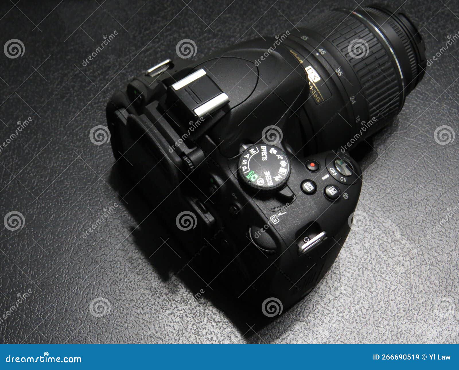 A Back View of the Modern DSRL Camera Editorial Stock Image - Image of ...