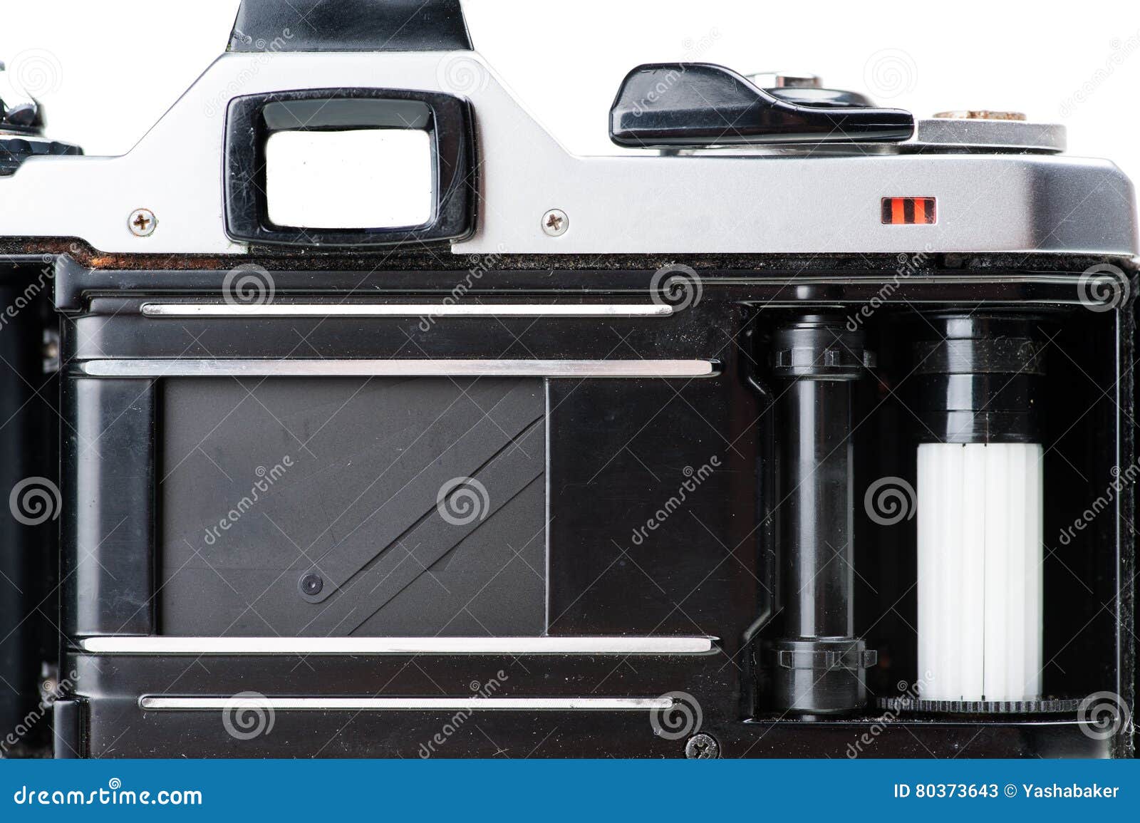 The Back View of an Old and Dusty Camera Stock Image - Image of aged ...