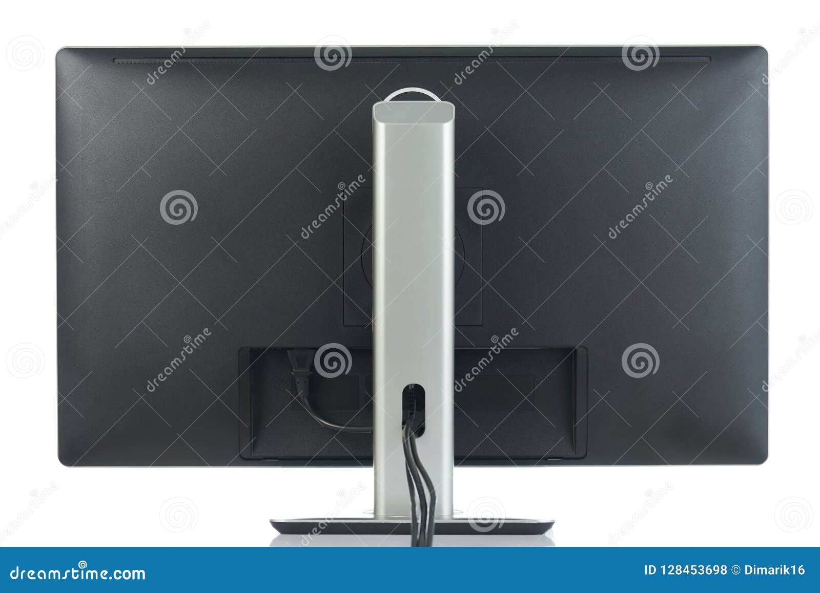 Back view of pc screen stock photo. Image of desktop - 128453698