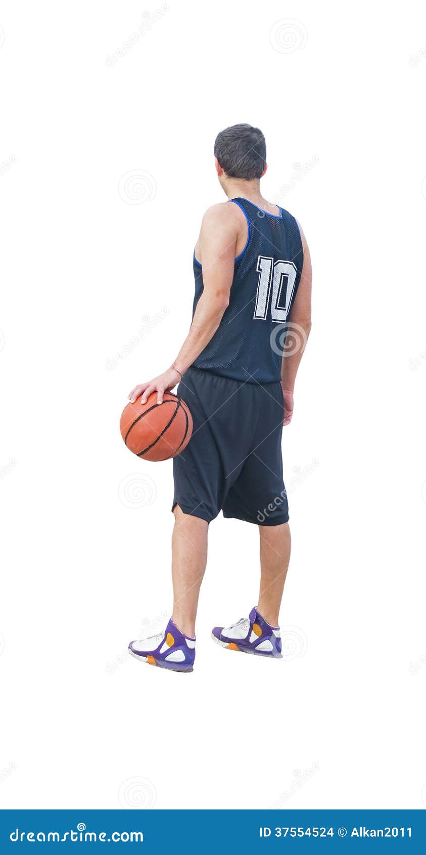 Back view of a player stock photo. Image of jersey, back - 37554524