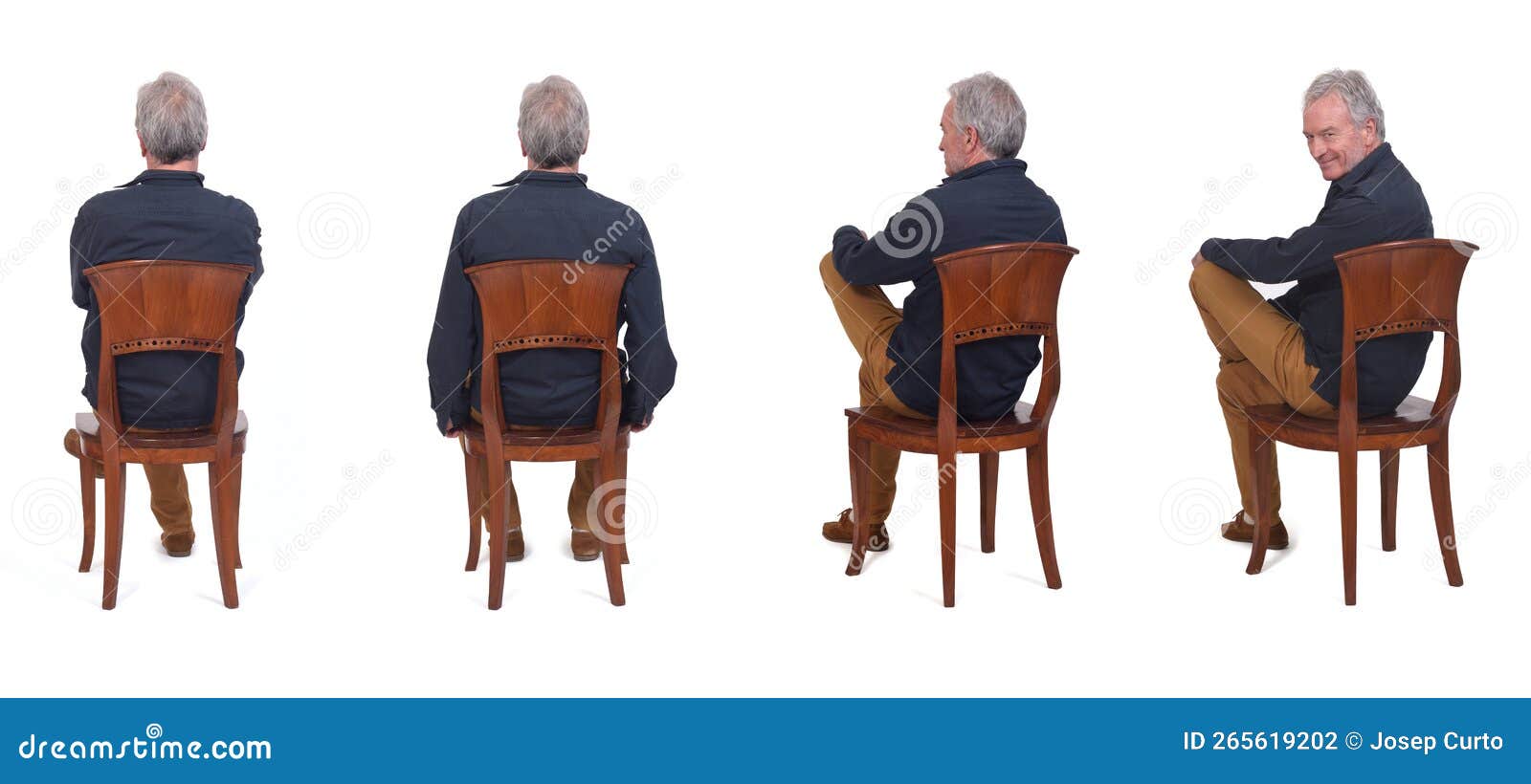 Person Sitting In Chair Back View