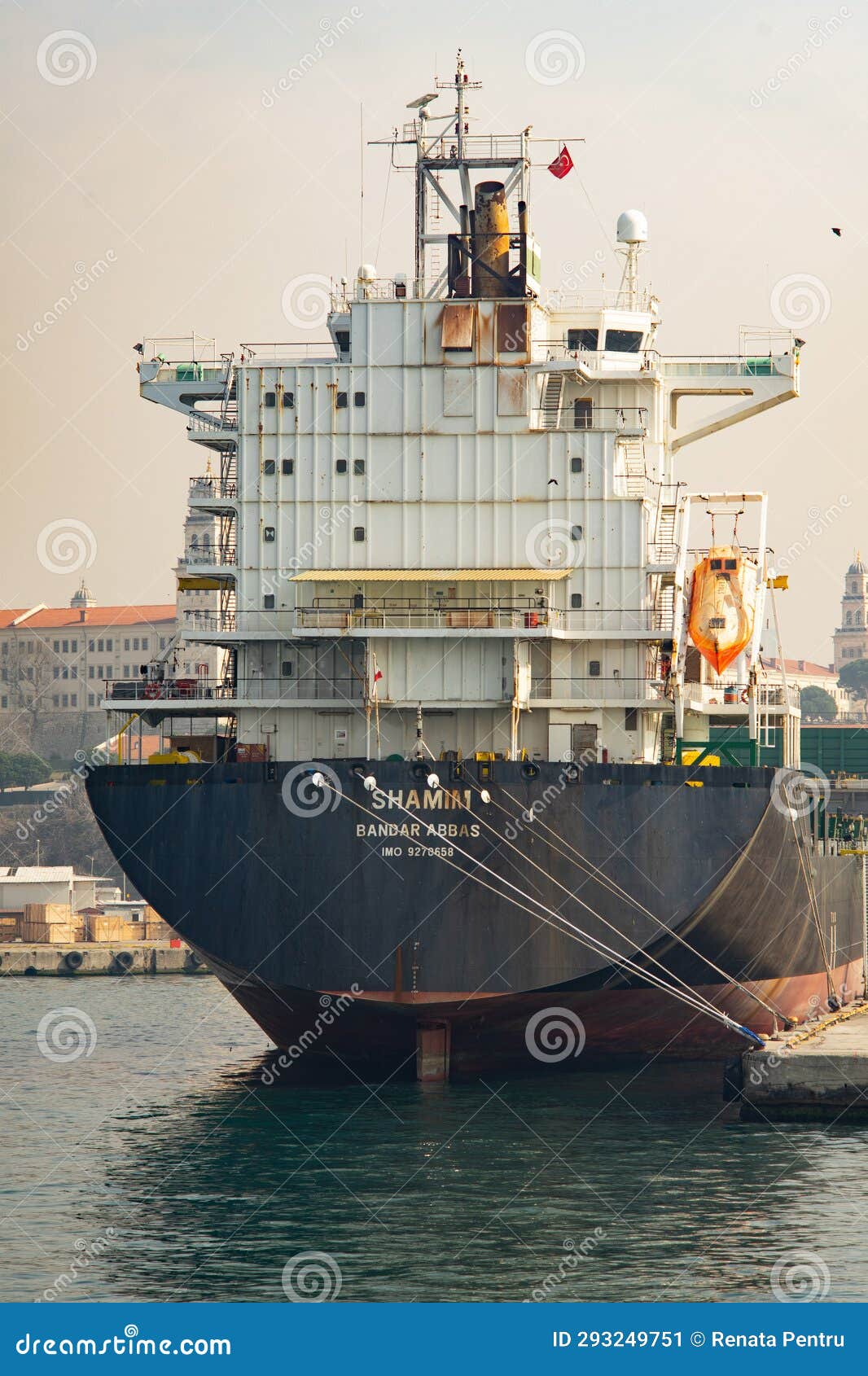 Back view of the ship editorial photo. Image of recovery - 293249751