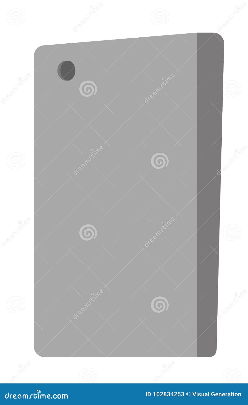 Back View of Smartphone Vector Illustration. Stock Vector ...