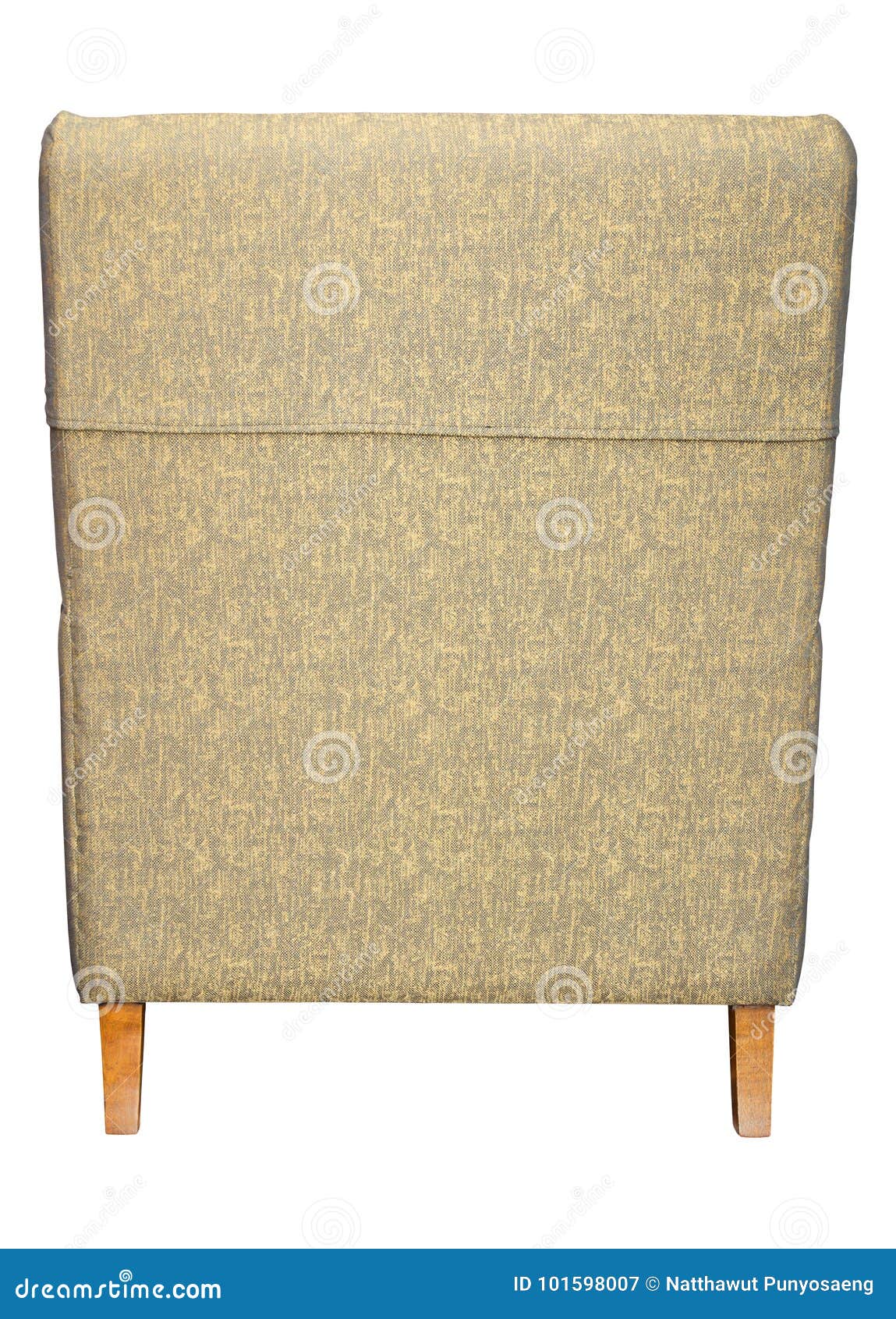 Back View of Sofa Isolated on White Stock Image - Image of comfortable ...