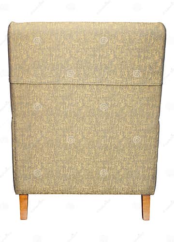 Back View of Sofa Isolated on White Stock Image - Image of comfortable ...