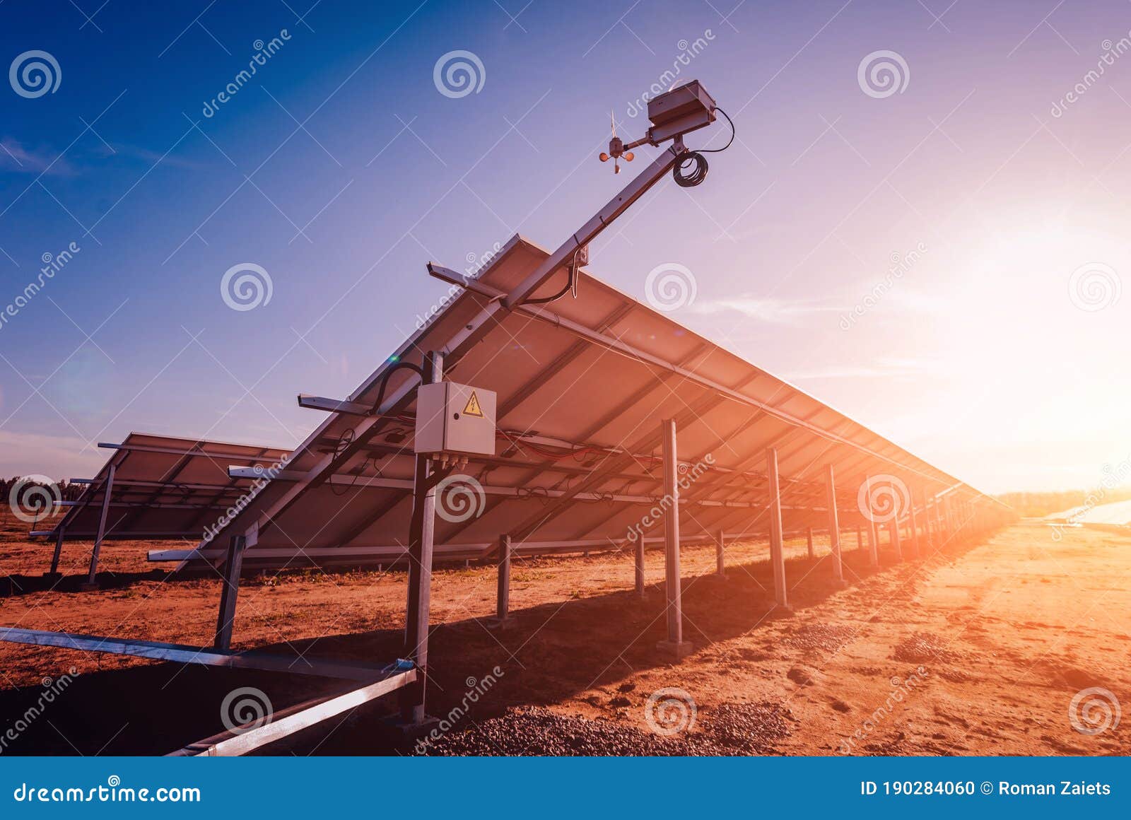 Back View of Solar Panel. Turning Gear Stock Photo - Image of cabinet ...
