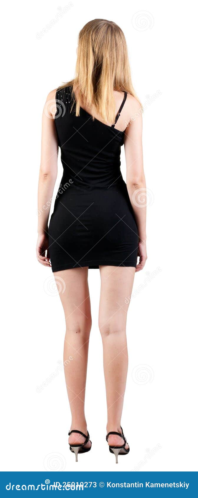 Back View Of Standing Beautiful Blonde Business Woman . Stock Image ... Back View Of Standing Beautiful Blonde Business Woman . Stock Image ...