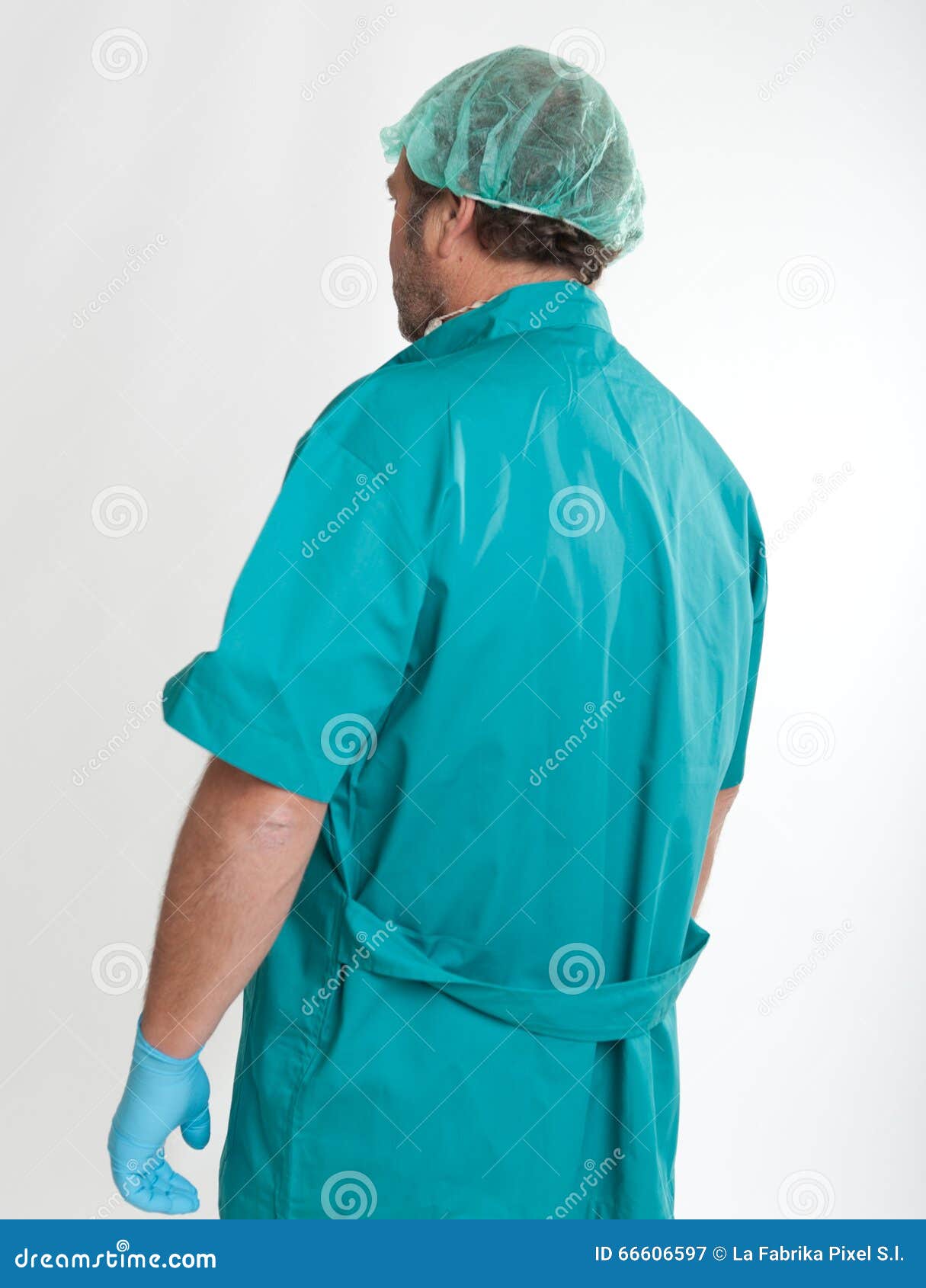 Back view of a surgeon stock image. Image of emergency - 66606597