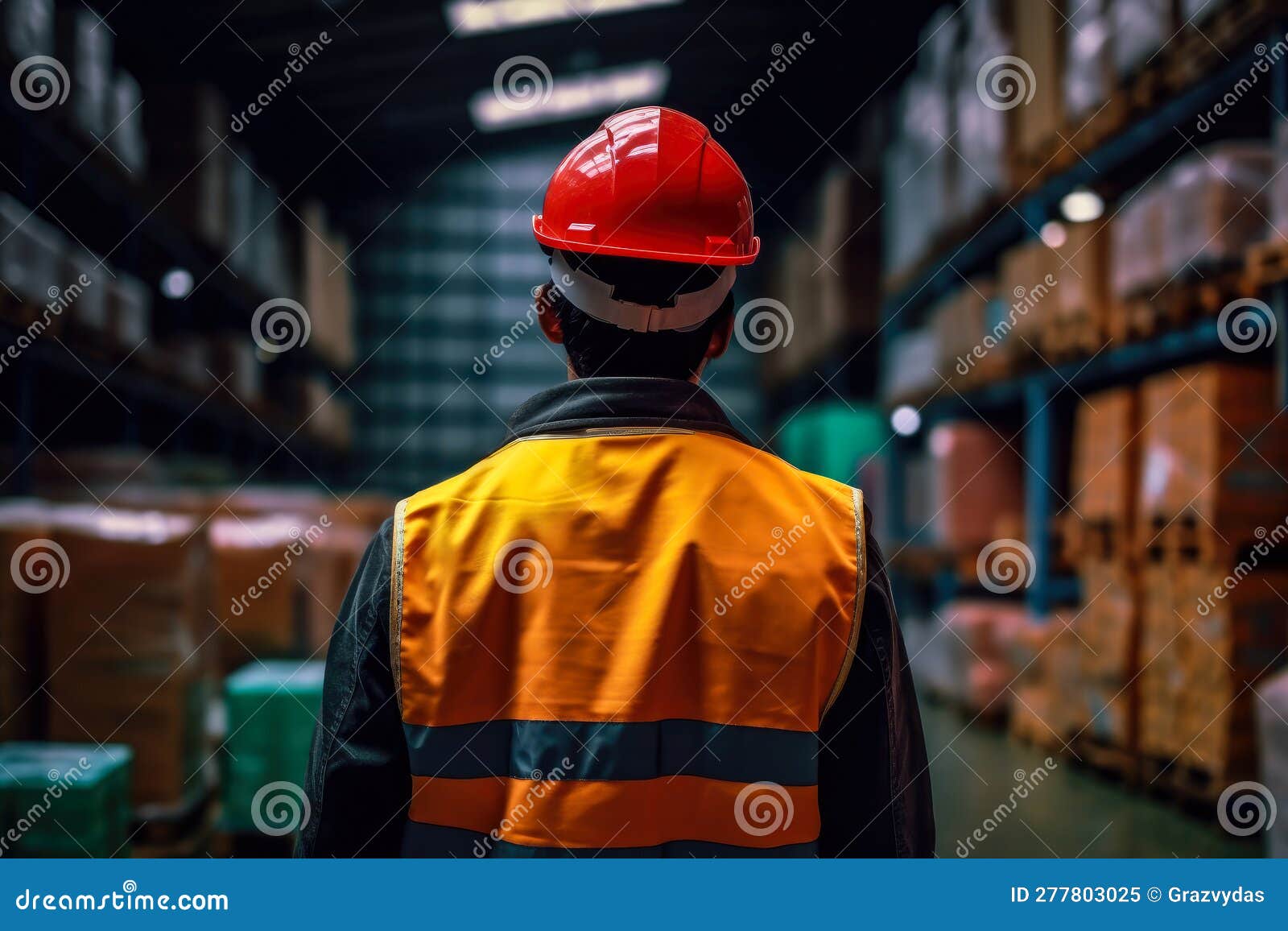 Product Distribution Delivery Center. AI Generated Stock Illustration ...