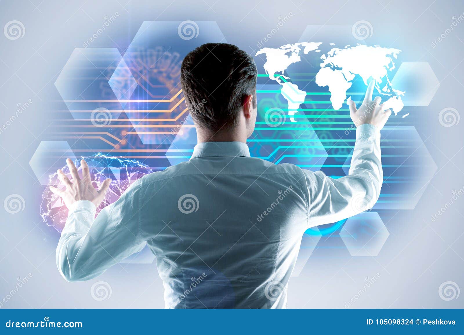 Science and Innovation Concept Stock Illustration - Illustration of ...