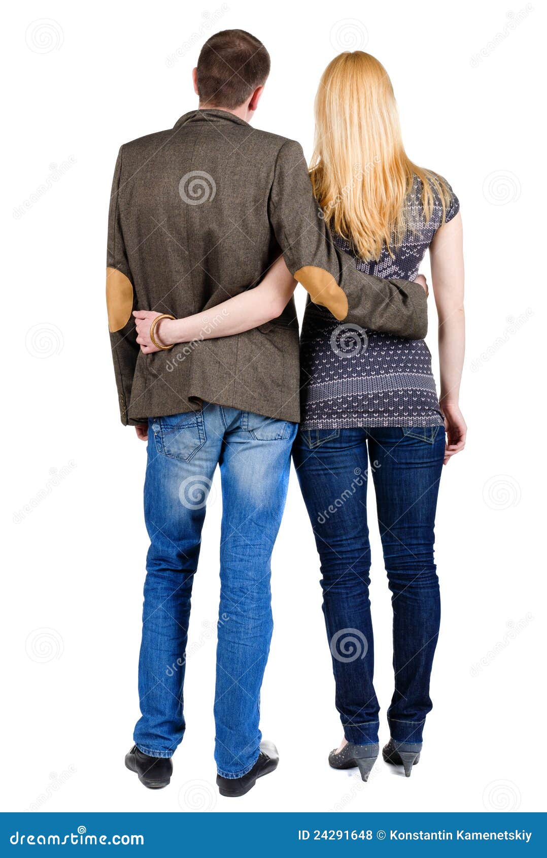Back view of young couple stock photo. Image of people - 24291648