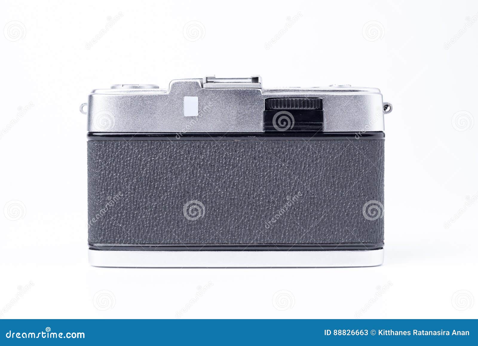 Back Vintage Compact Camera. Stock Image - Image of antique, analog ...