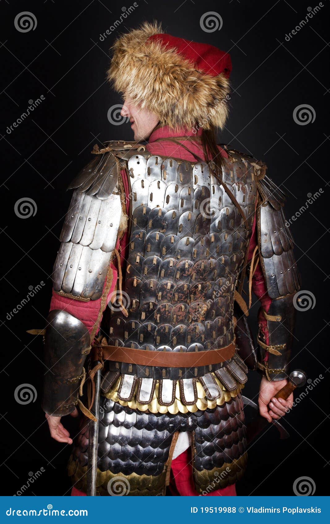 Back of warrior stock photo. Image of male, back, gloves - 19519988