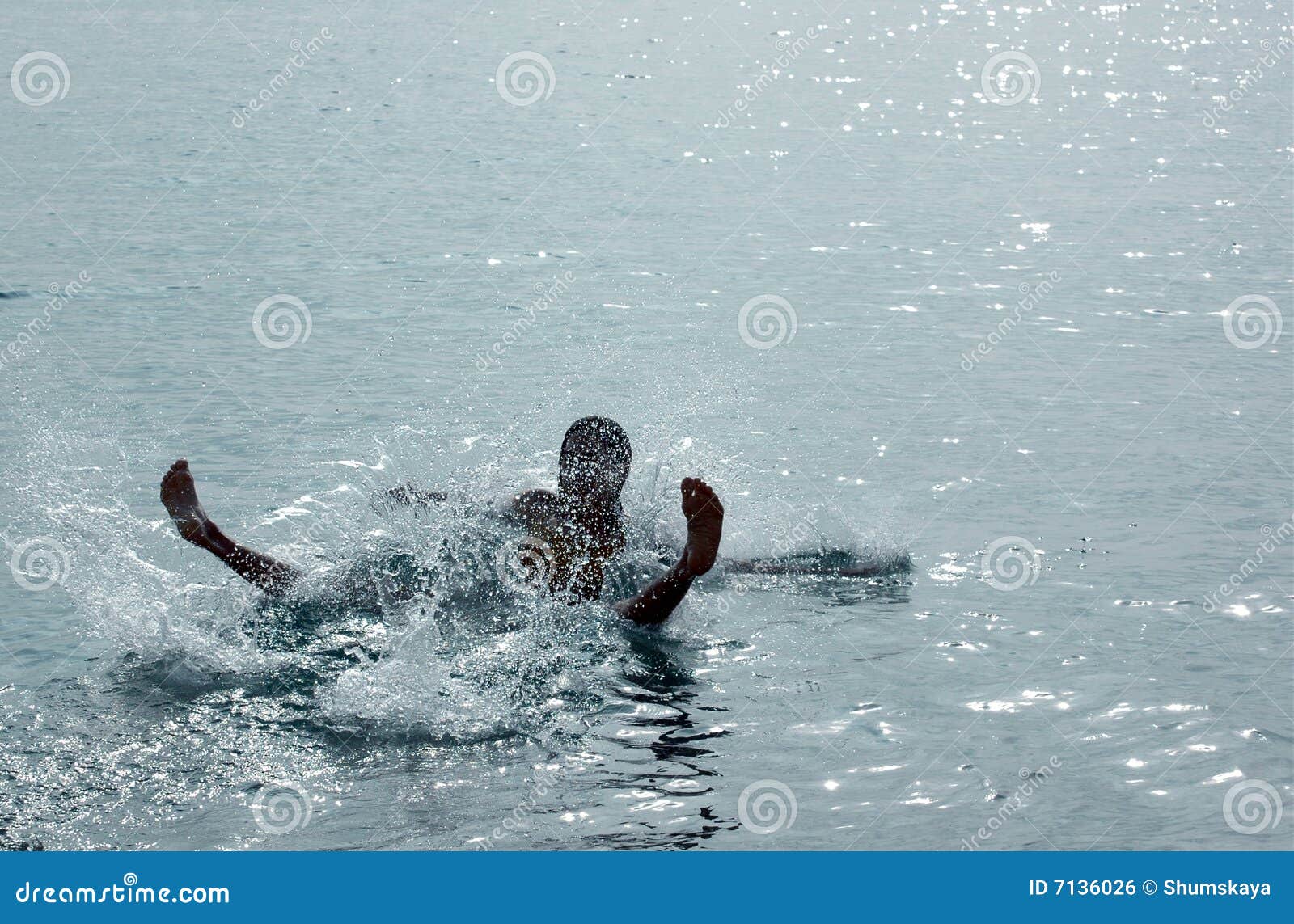 Back Water Dip stock photo. Image of nature, cool, person - 7136026