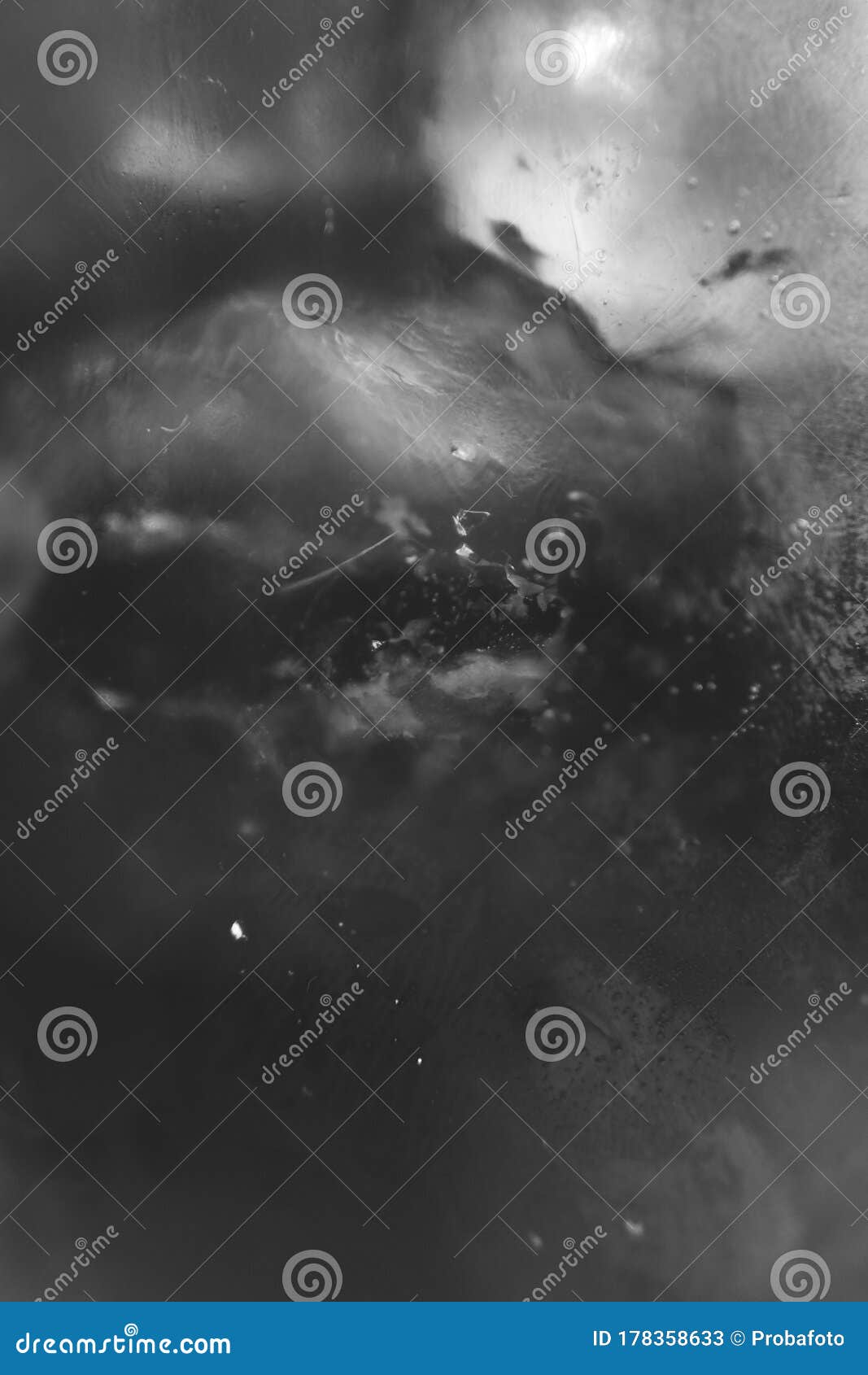 Back and White; Teksture of Ice Cubes on the Background of Deep Orange ...