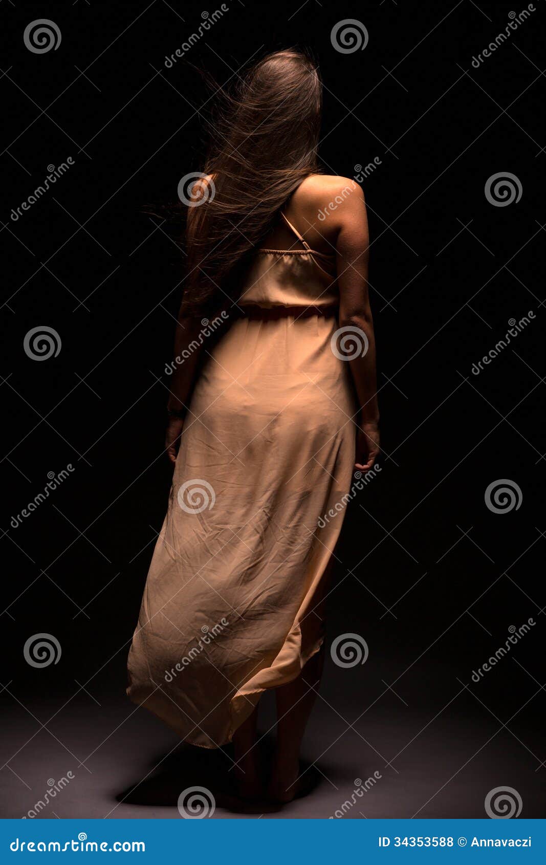 Back of a woman stock photo. Image of fashion, slim, female - 34353588