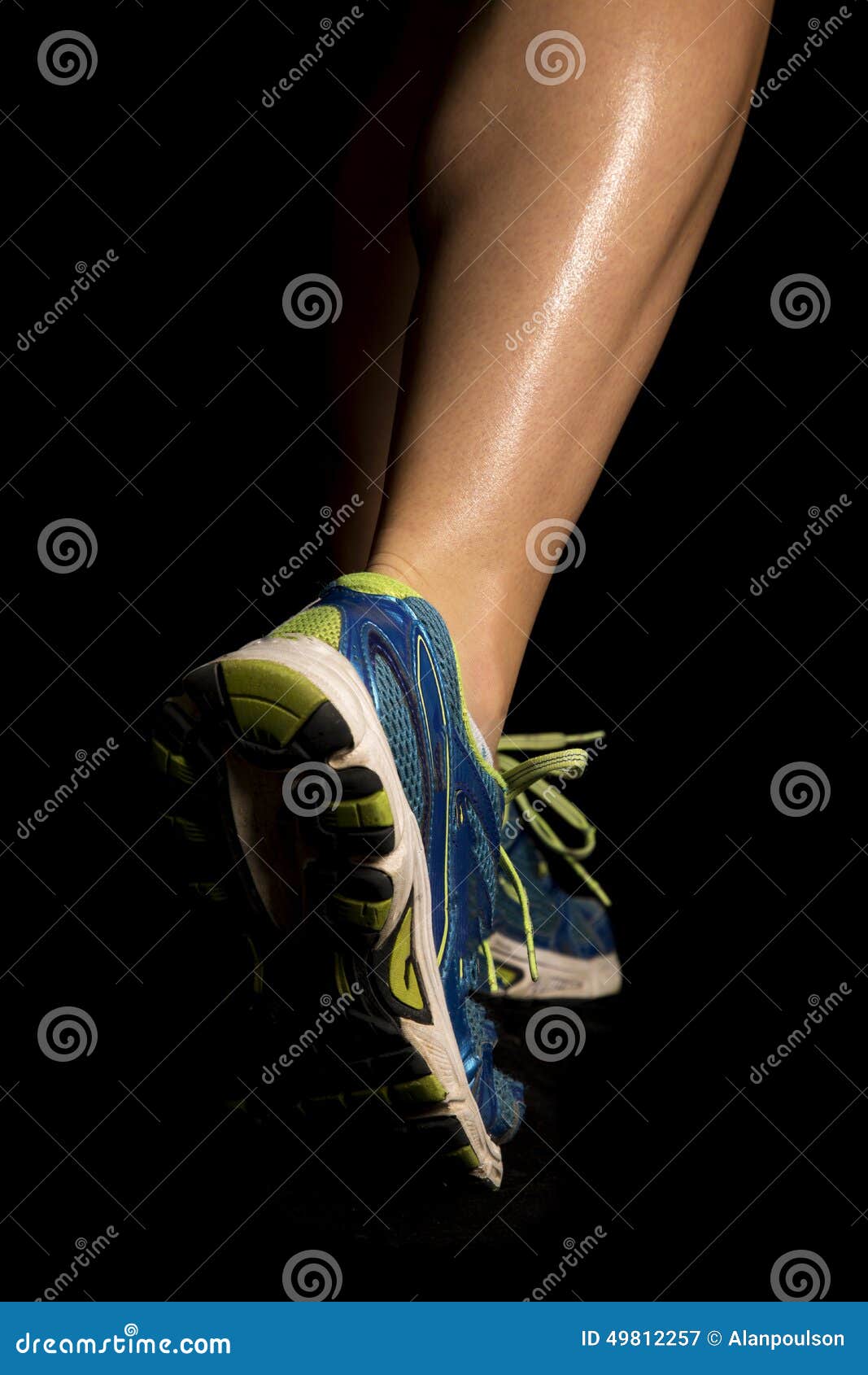 Back of Woman Legs Running Side Stock Image - Image of fitness, athlete ...
