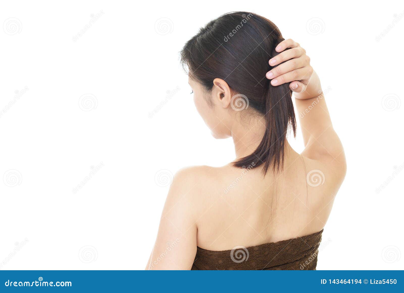 Back of a woman stock photo. Image of body, head, japan - 143464194