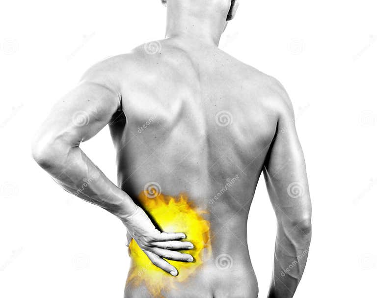 Backache - burn stock image. Image of back, gripe, disorder - 1210711