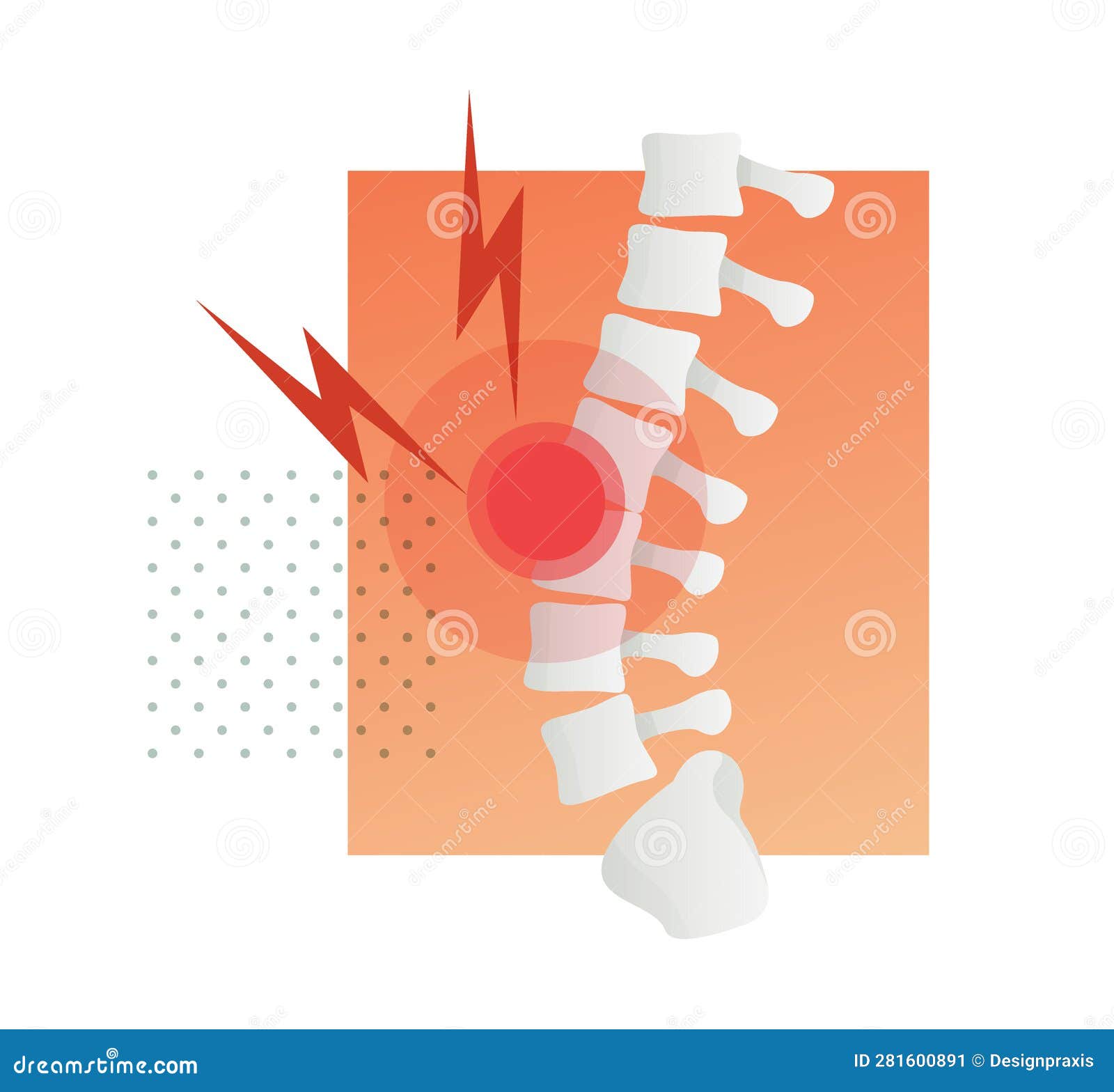 Backache - Stock Icon stock illustration. Illustration of back - 281600891