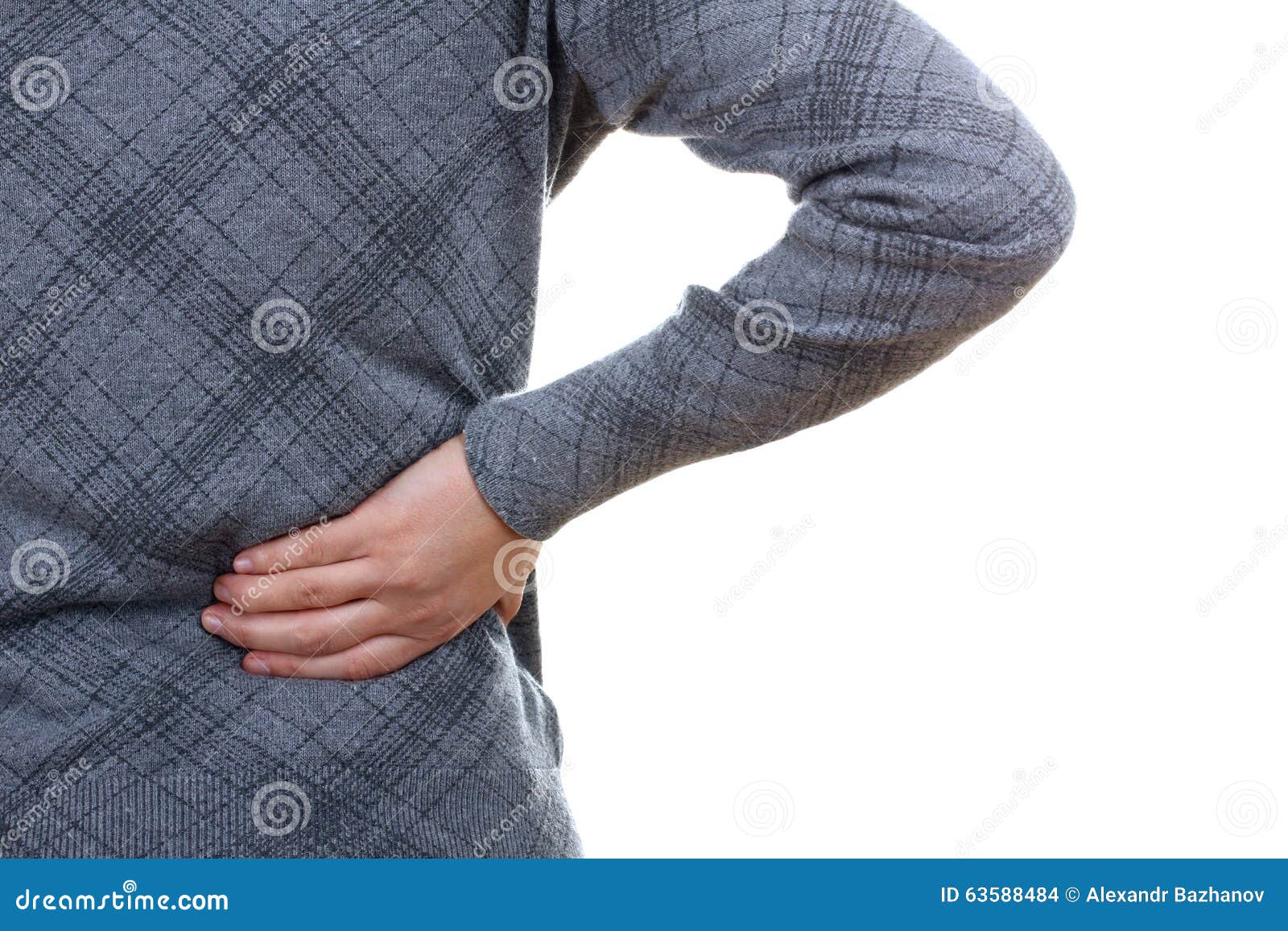 Backache stock photo. Image of isolated, massage, suffer - 63588484