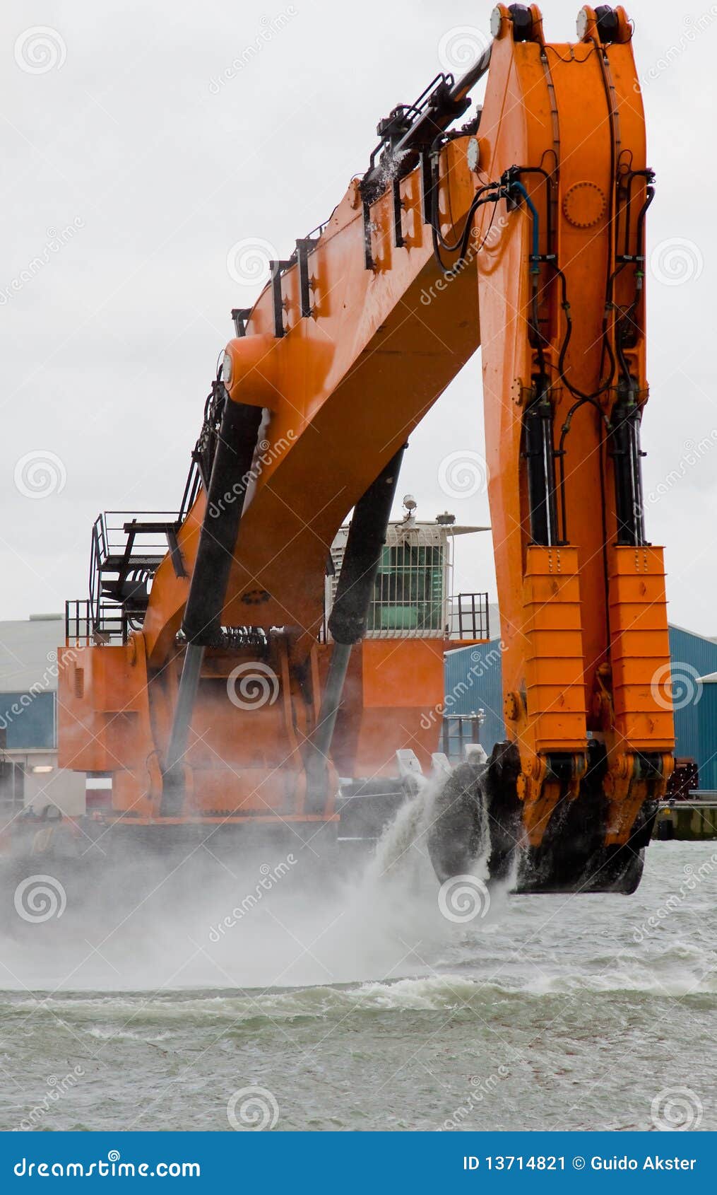 Backacter Simson stock image. Image of construction, beach - 13714821
