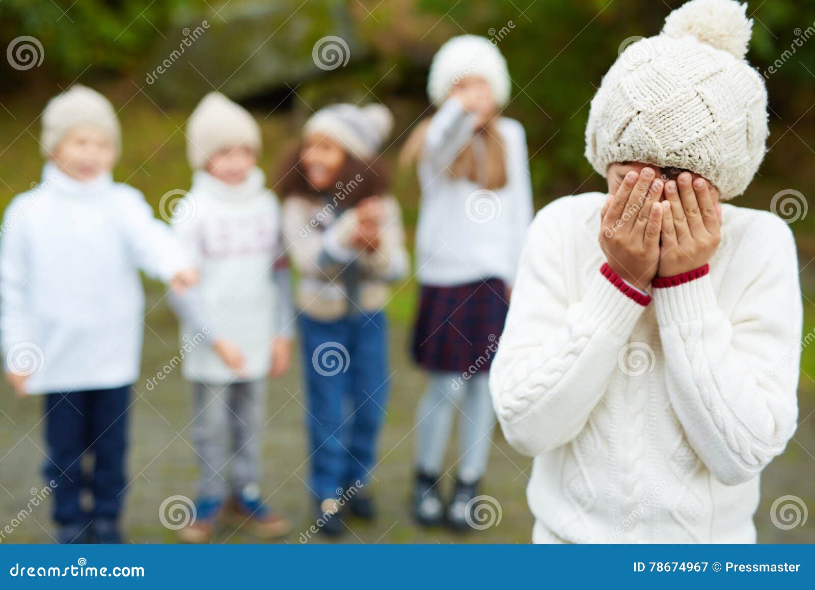 Backbite stock afbeelding. Image of gebreid, droevig - 78674967