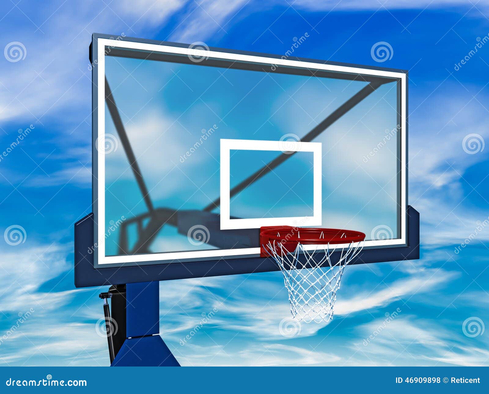 Backboard Basketball Hoop Vector. | CartoonDealer.com #121631561