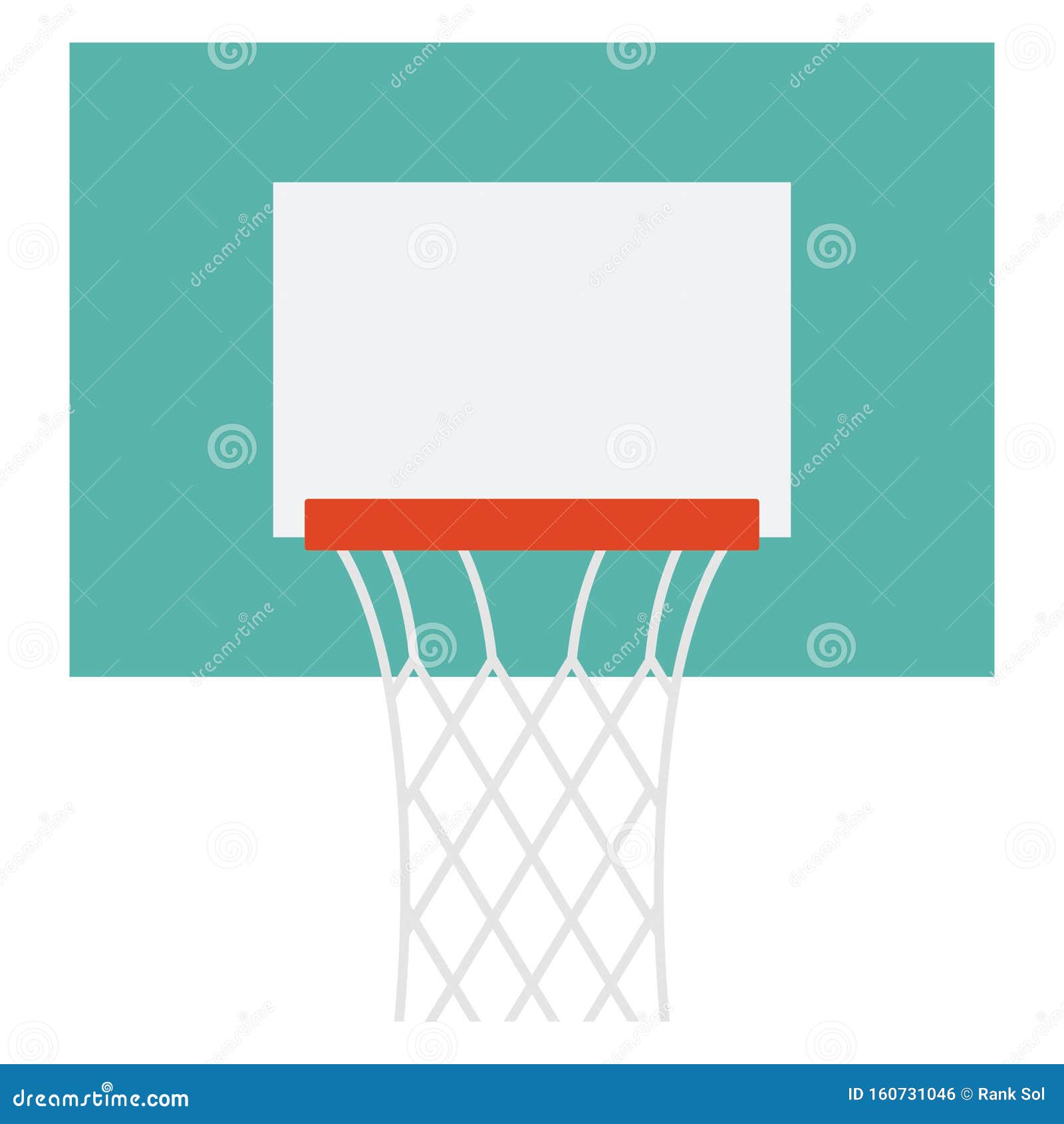 Backboard Isolated Vector Illustration Icon Editable Stock Vector ...