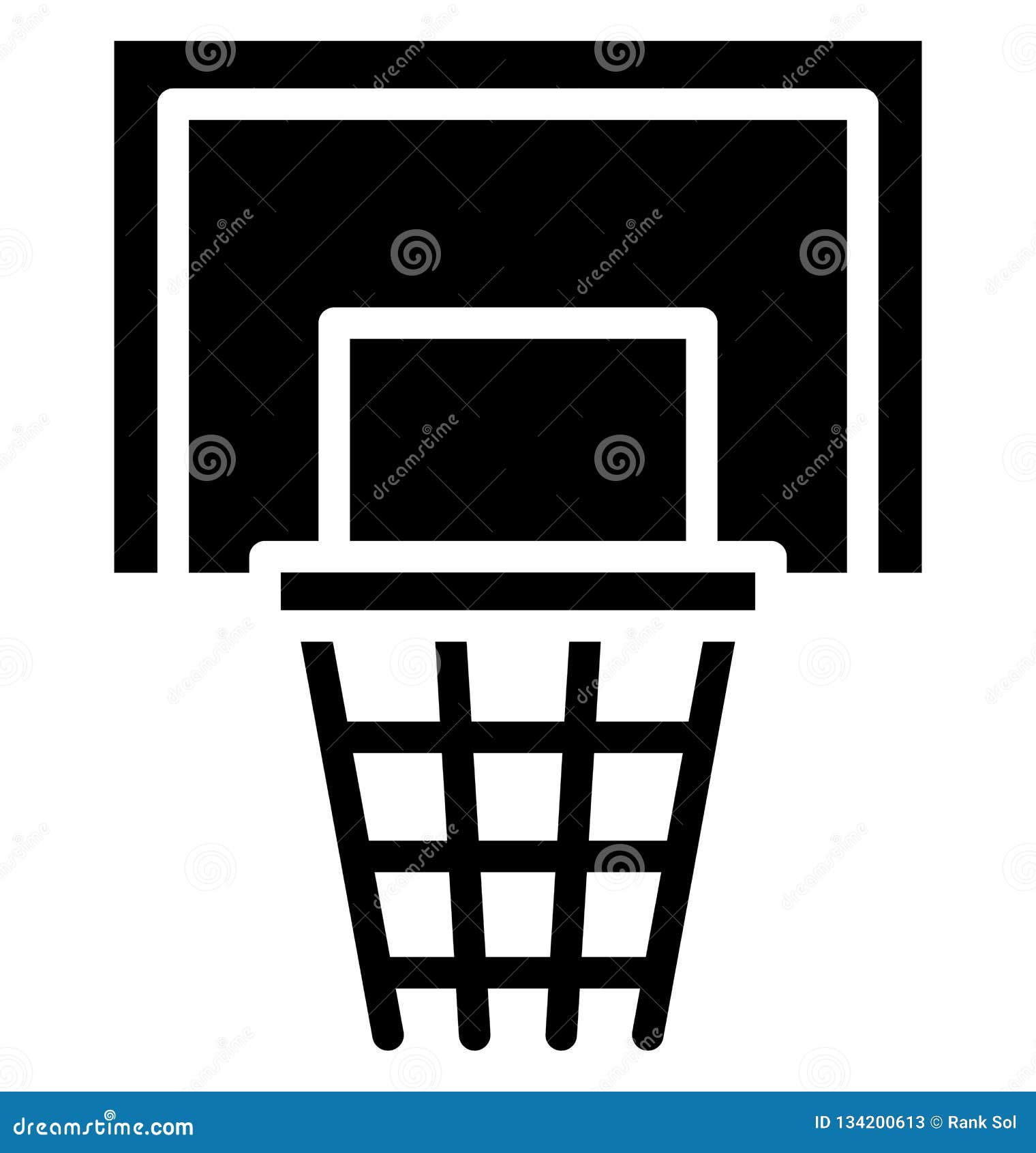 Backboard Vector that Can Be Easily Modified or Edit Stock Vector ...