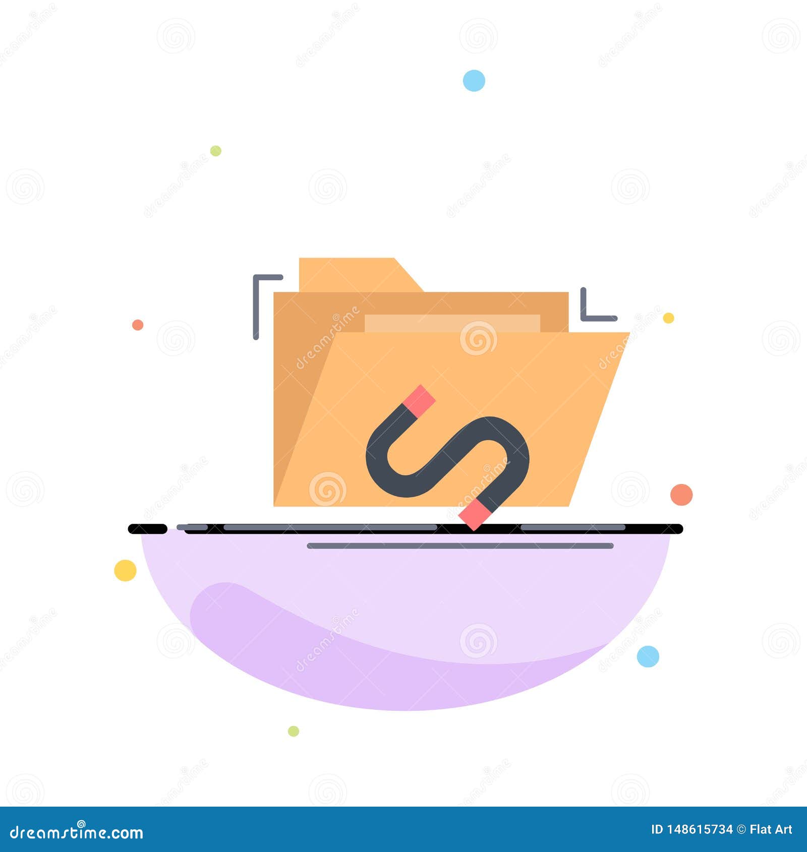 Backdoor, Exploit, File, Internet, Software Flat Color Icon Vector ...