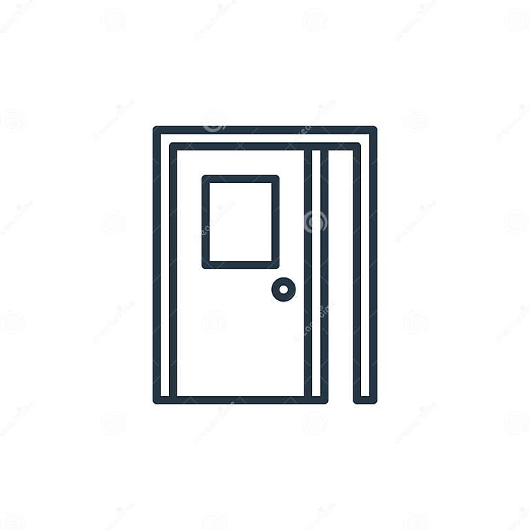 Backdoor Icon Vector from Cyber Security Concept. Thin Line ...