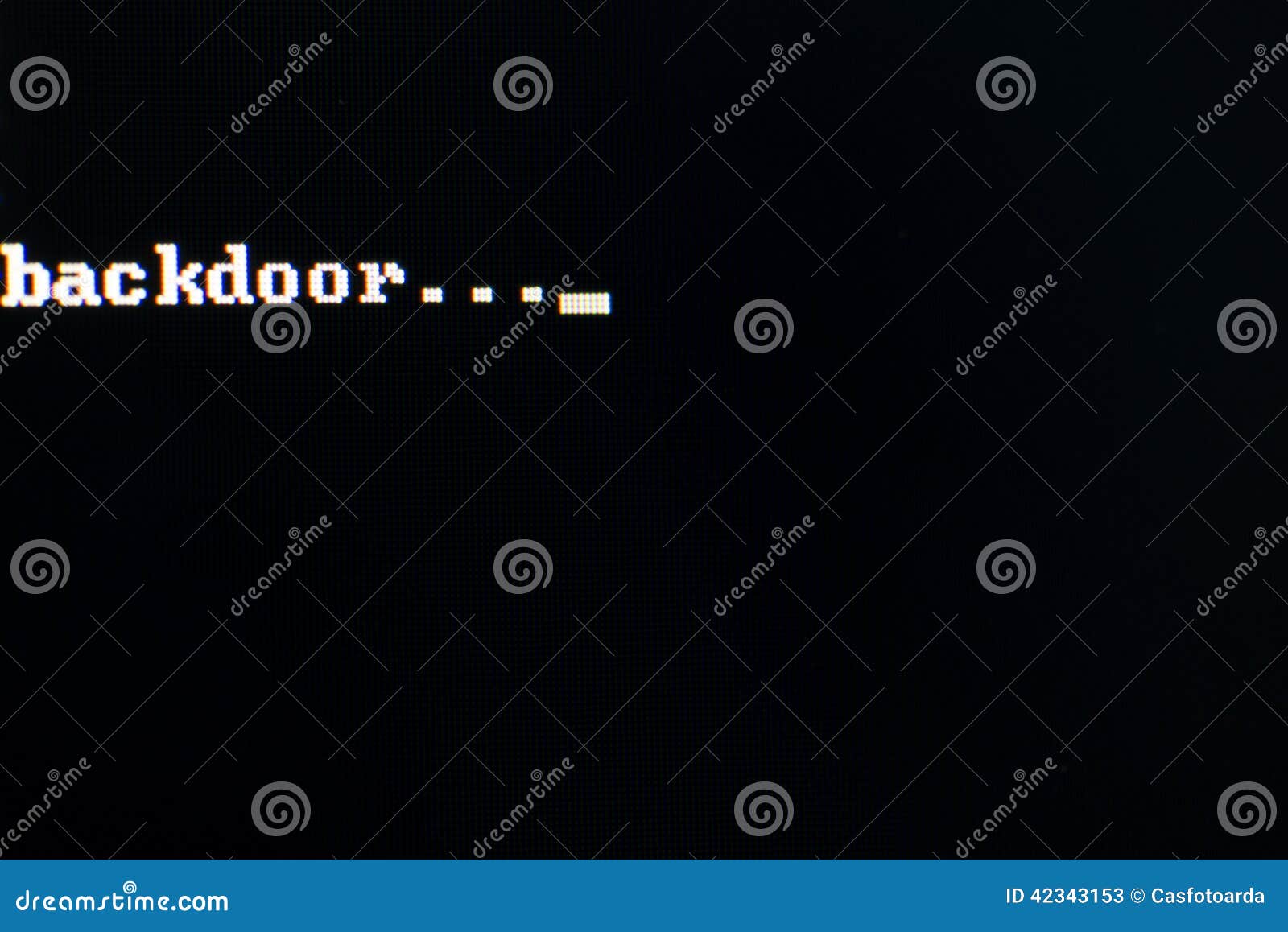 Backdoor stock image. Image of hacker, screen, crime - 42343153