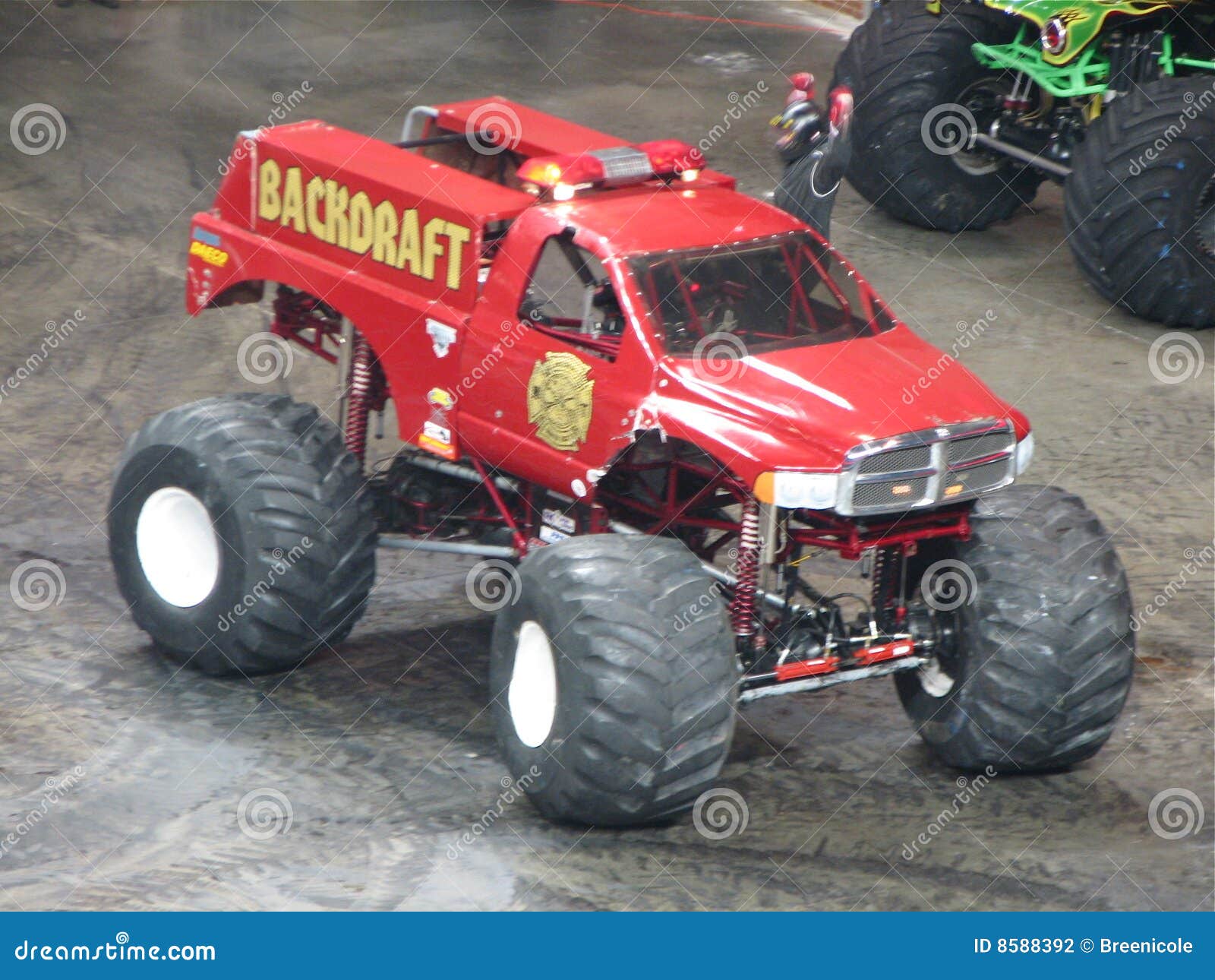 BackDraft Monster Truck editorial photography. Image of teams - 8588392