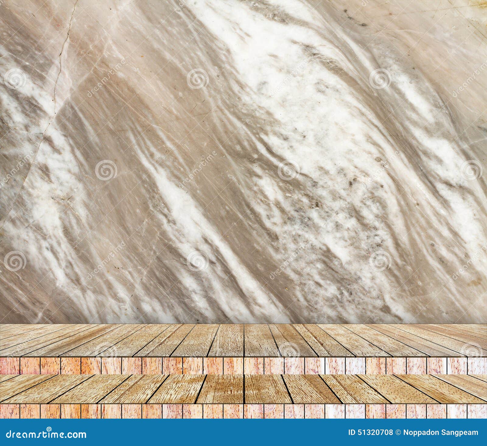 Backdrop Marble Wall And Wood Slabs Arranged In Perspective Texture ...