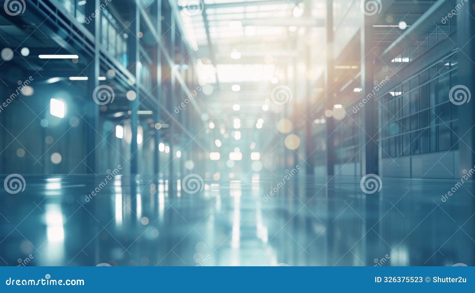 Backdrop Background Displaying Grand Scale Tech Infrastructure, Infused ...