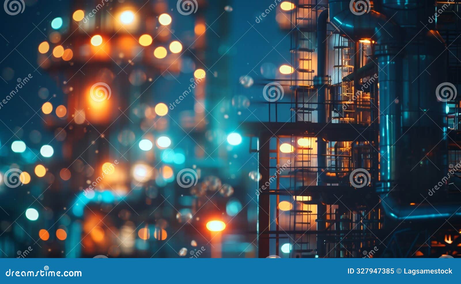 Backdrop Background Displaying Grand Scale Tech Infrastructure Infused ...