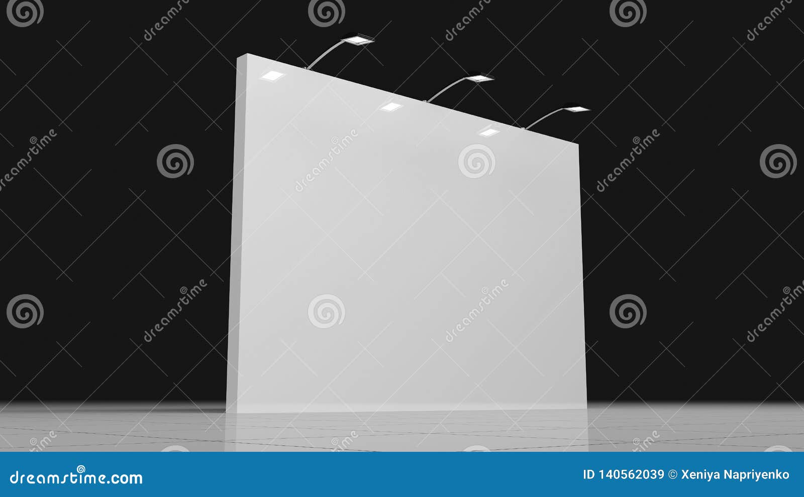 Backdrop Banner 2x3 Meters. Blank Template Stock Image - Image of ...