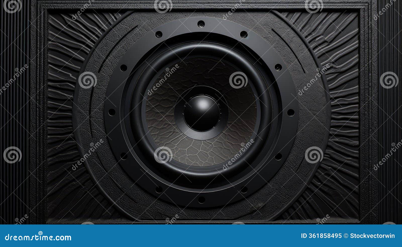 Backdrop Black Speaker Texture Stock Illustration | CartoonDealer.com ...