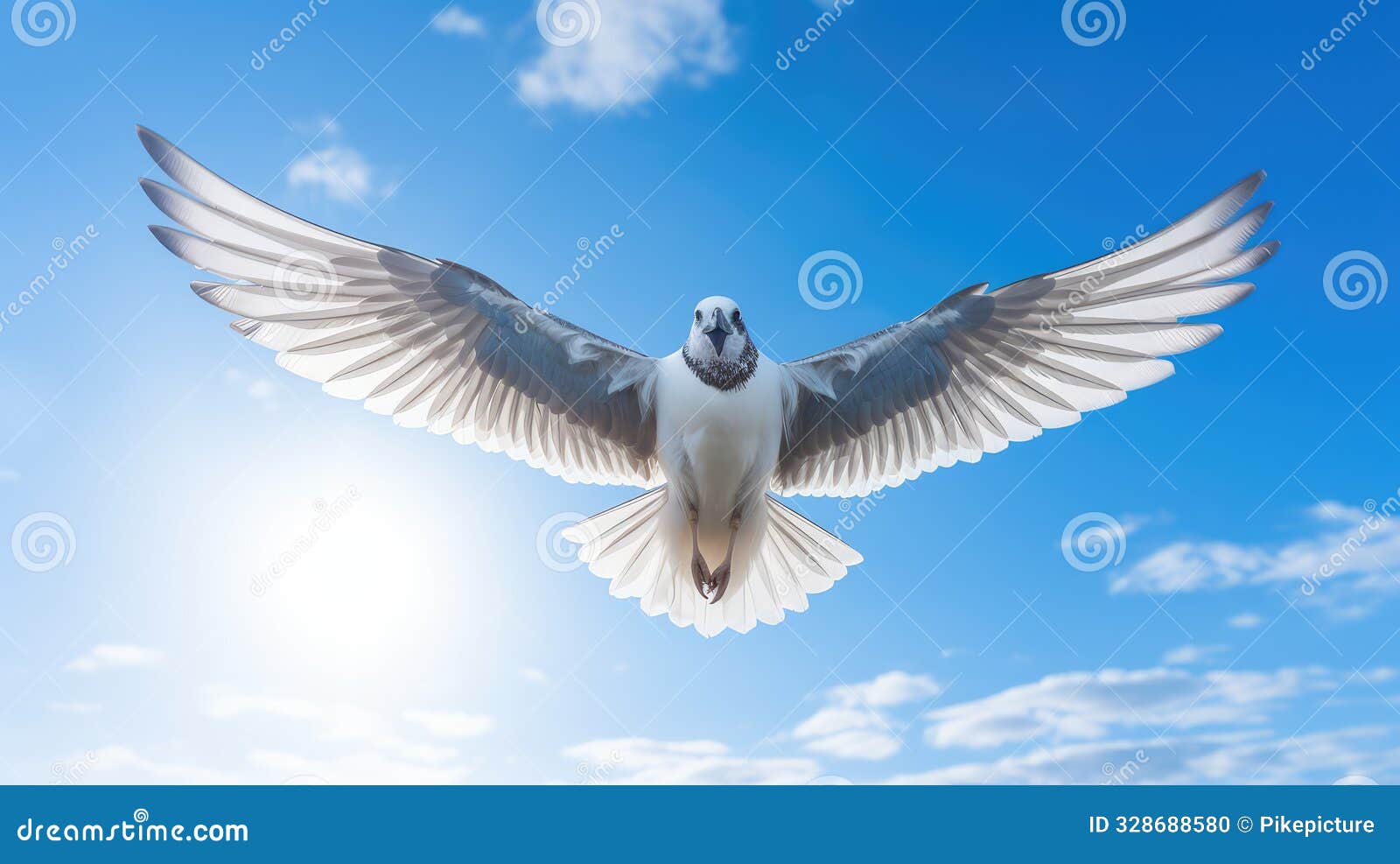 Backdrop blue white sky stock illustration. Illustration of solitude ...