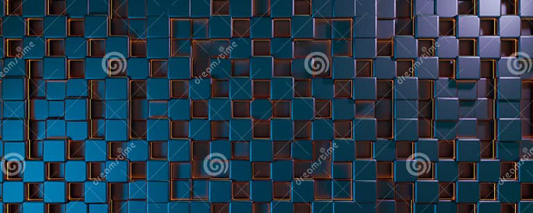 Backdrop Colorful Array of Shifting Squares, Engaging Visual Display ...