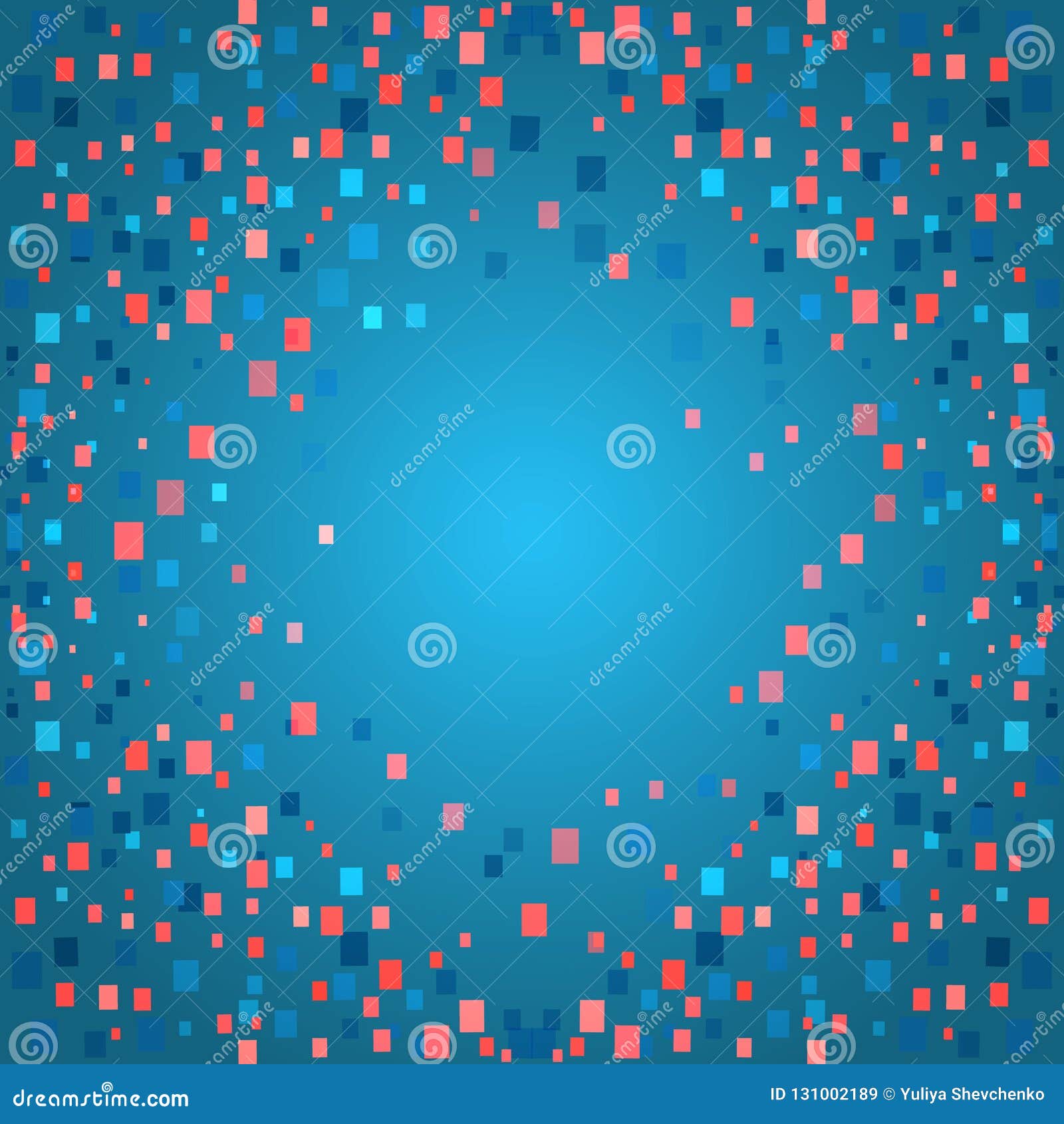 Backdrop Composed of Translucent and Square Blocks Stock Vector ...