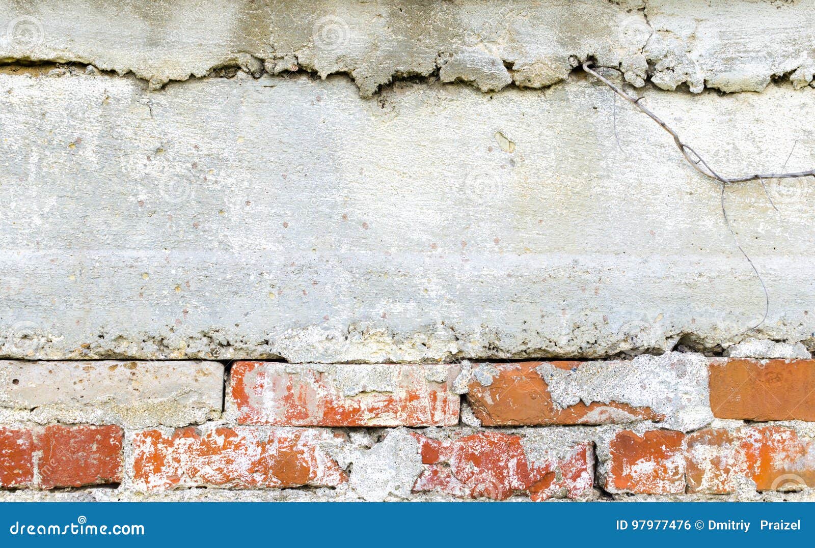 The Backdrop of Concrete and Brick Walls Stock Photo - Image of ...