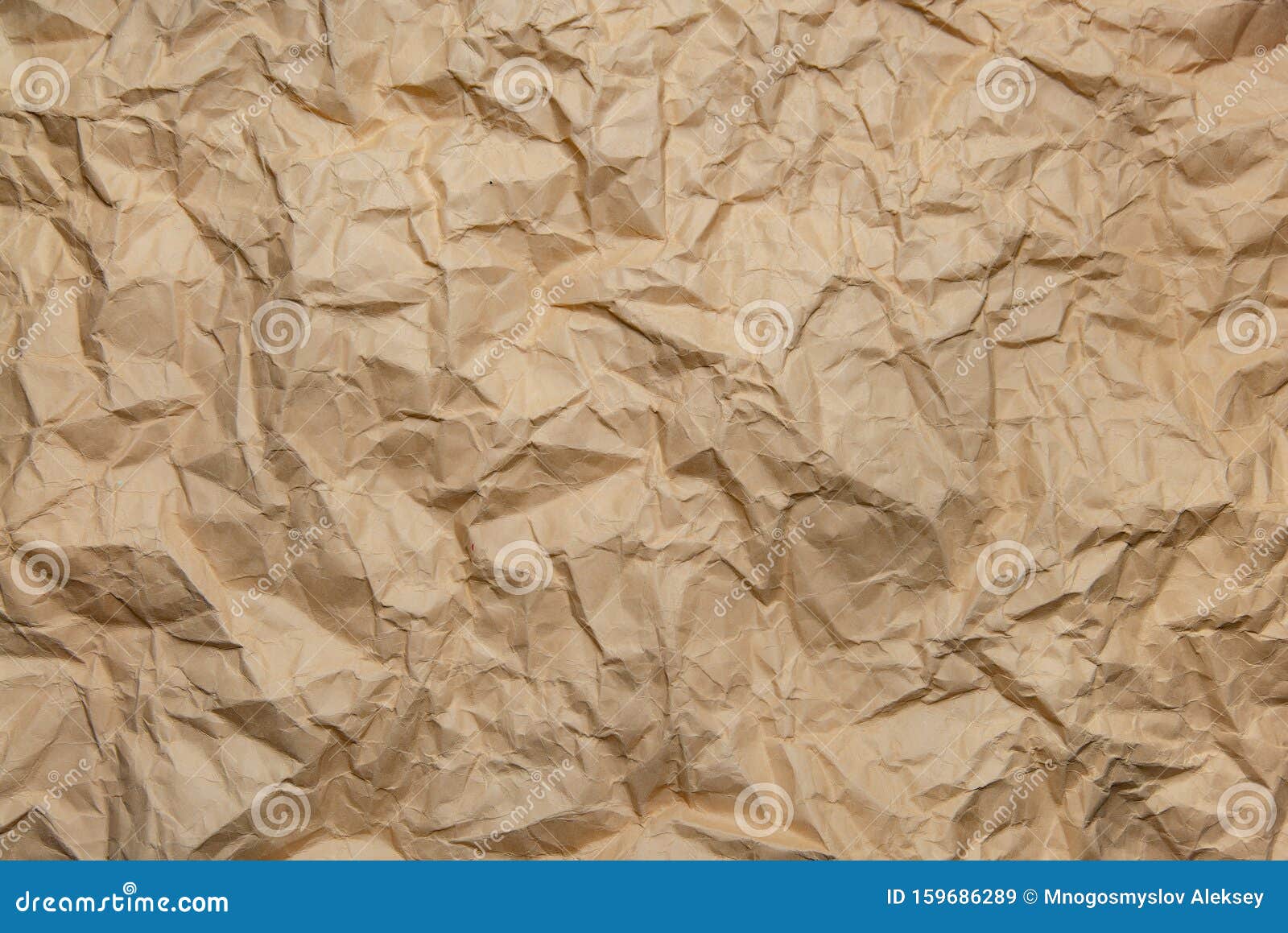 Backdrop of crumpled paper stock image. Image of antique - 159686289