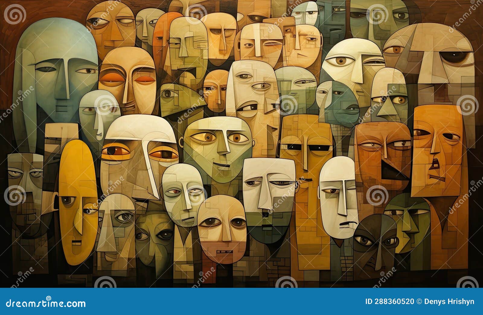 The Backdrop Features a Collage of Human Faces, Symbolizing the Rich ...