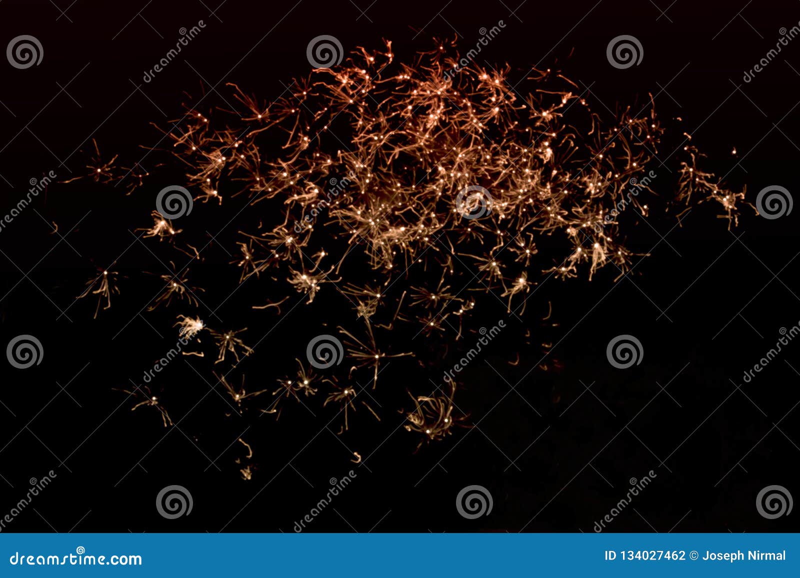 Backdrop of fireworks stock photo. Image of flames, glitter - 134027462