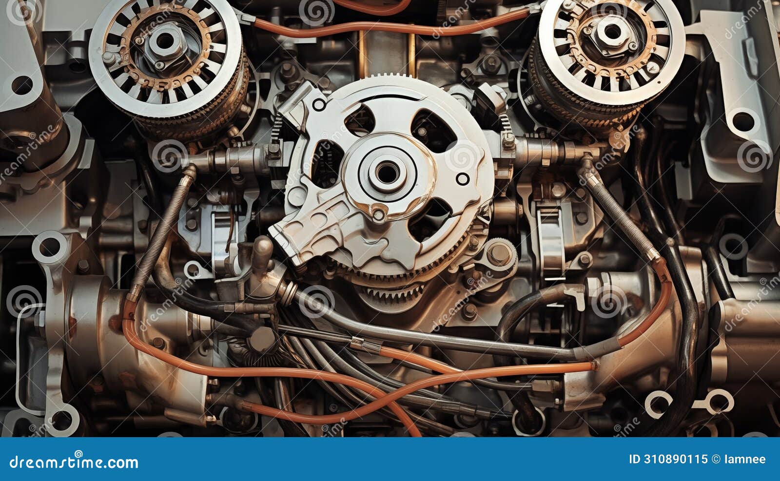 Four Stroke Ignition Vector Illustration | CartoonDealer.com #77924314