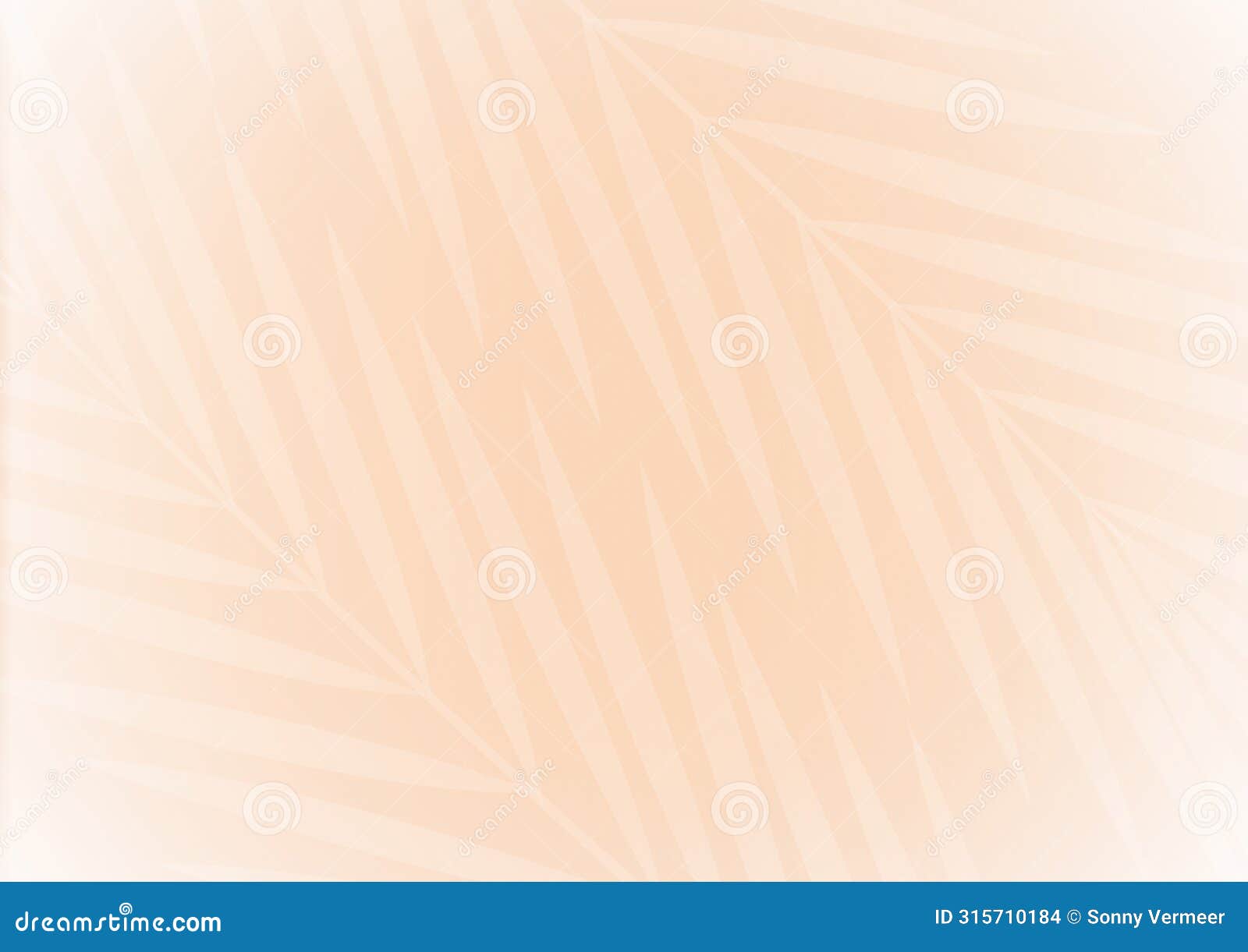Backdrop Illustration with Palm Leaves and Peach Color Stock Photo ...