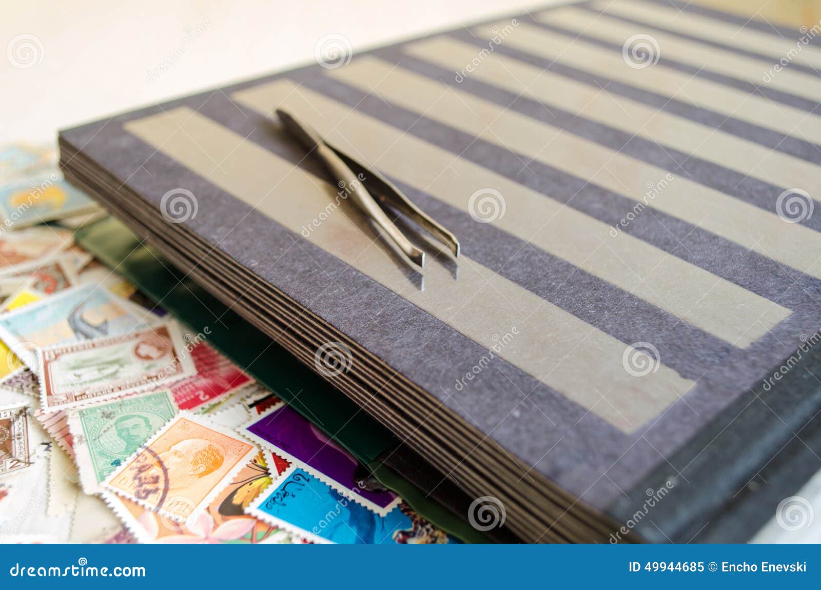 Backdrop of Old Postage Stamps Editorial Image - Image of collect ...